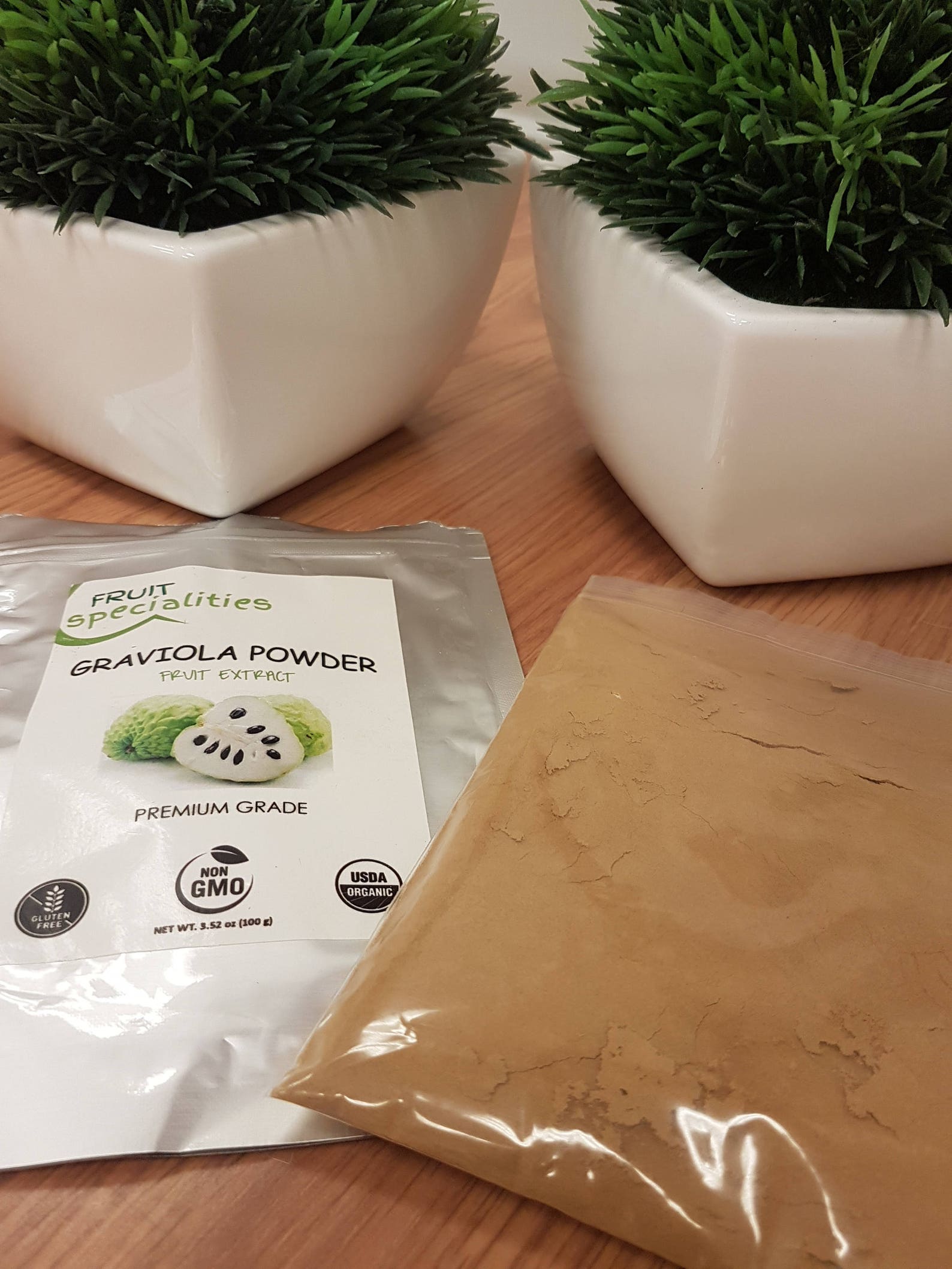 Graviola (soursop) FRUIT Powder, Annona, Muricata, Guanabana, 100% ...