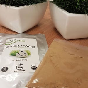 Graviola (soursop) FRUIT Powder, Annona, Muricata, Guanabana, 100% ...