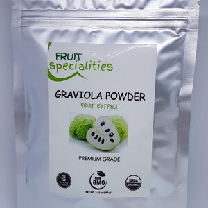 Graviola (soursop) FRUIT Powder, Annona, Muricata, Guanabana, 100% ...