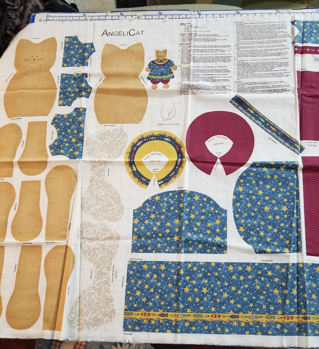 Angelicat Doll Cut and Sew Doll Kit, Cut and Sew Cat Doll - Etsy