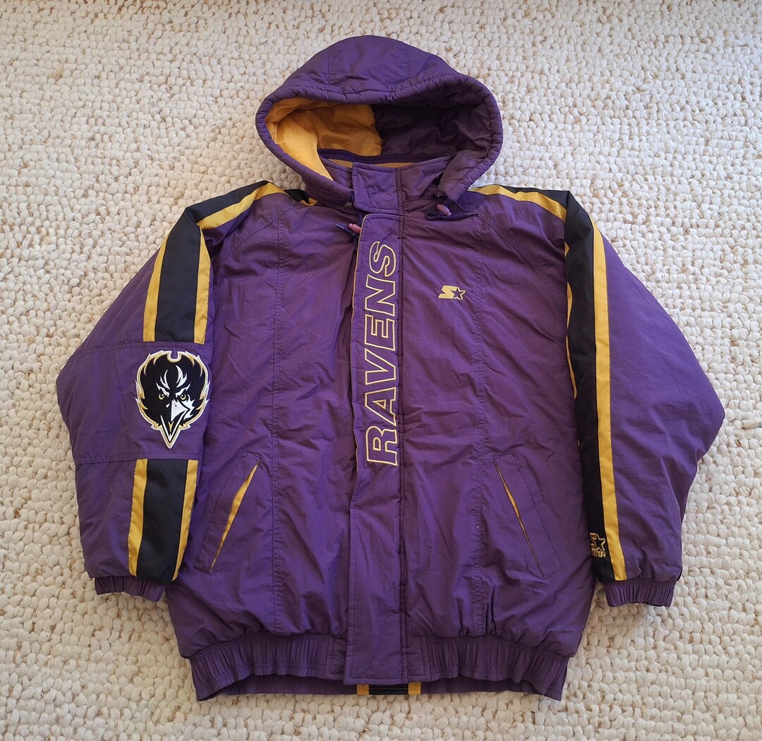 Baltimore Ravens Vintage Starter Jacket L Rare 90s NFL Pro Line - Etsy