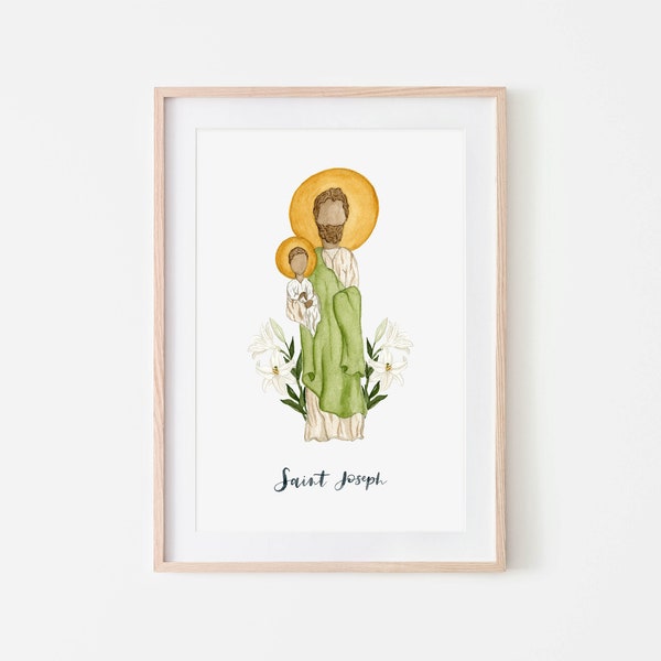 Saint Joseph Print - Etsy