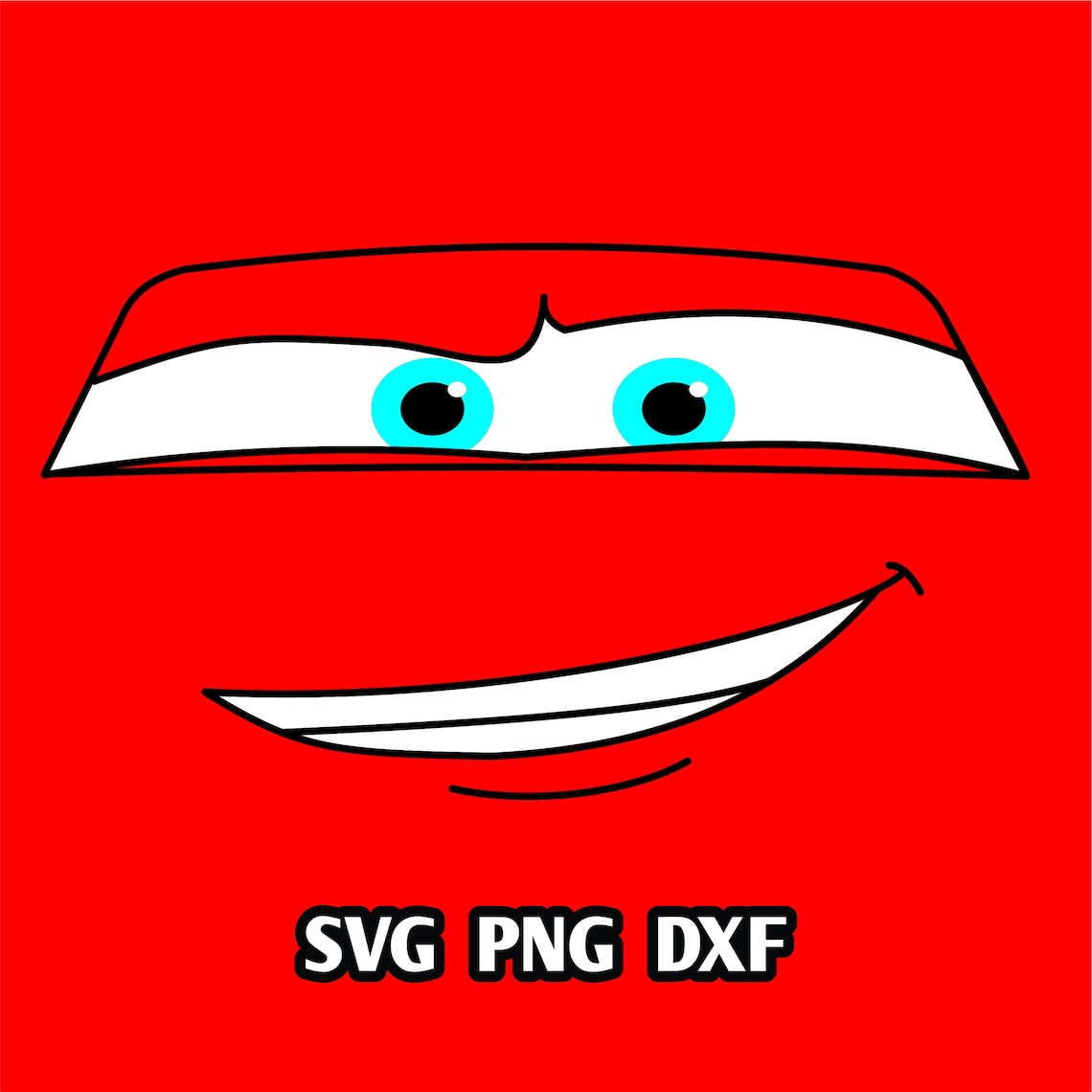 SVG Car Face - Etsy