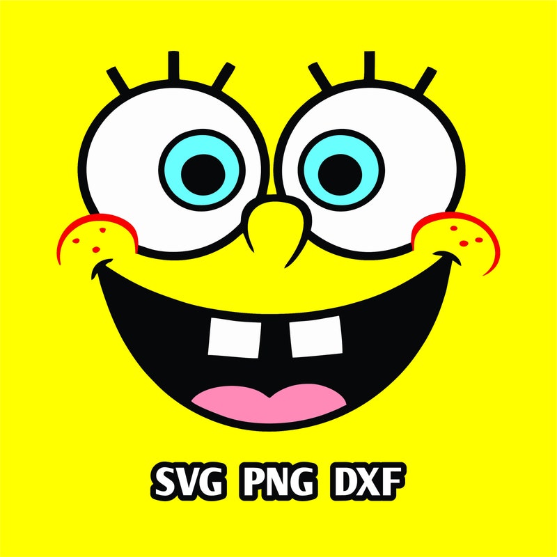 Spongebob Svg File - Etsy