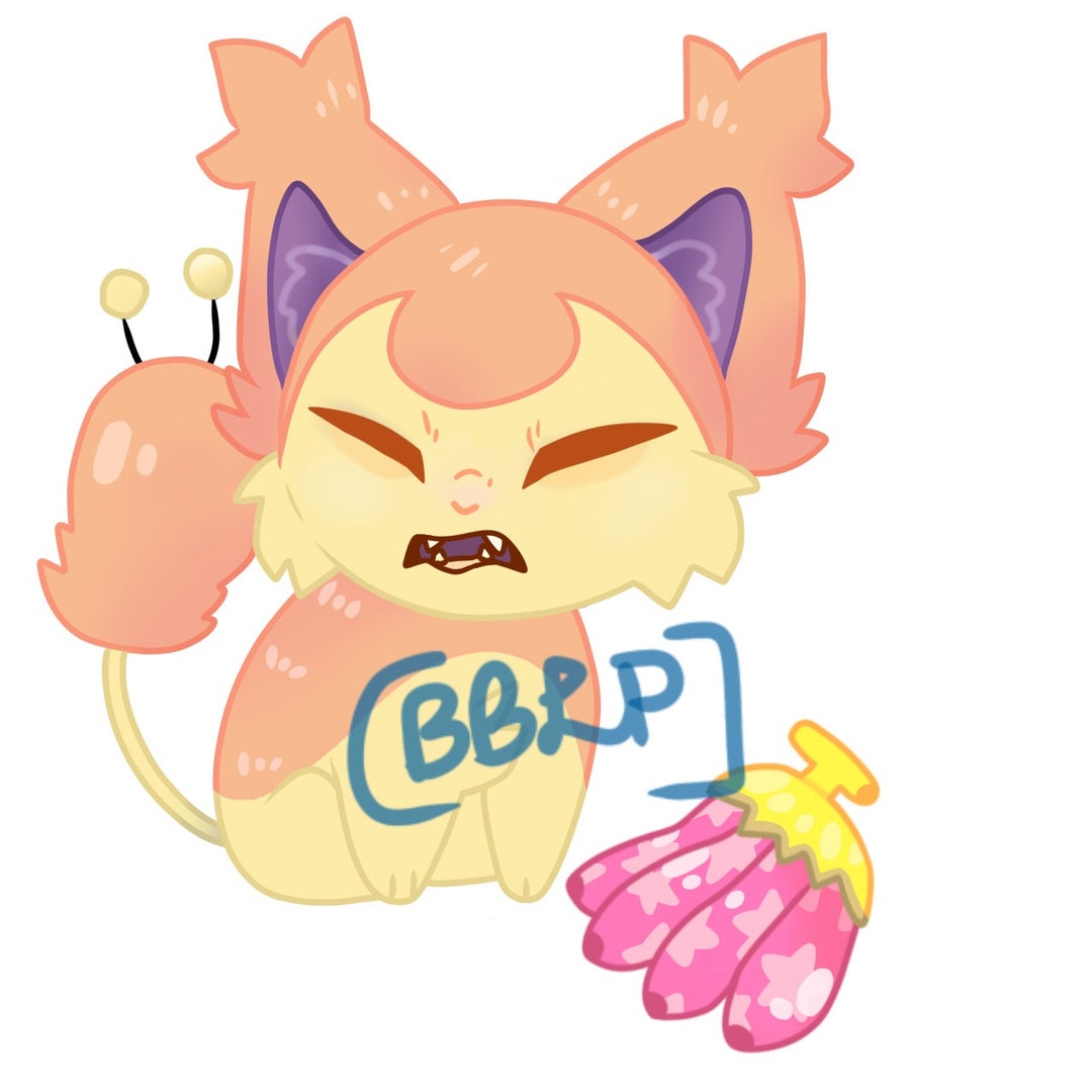 Skitty Pokémon Acrylic Keychain! - Etsy