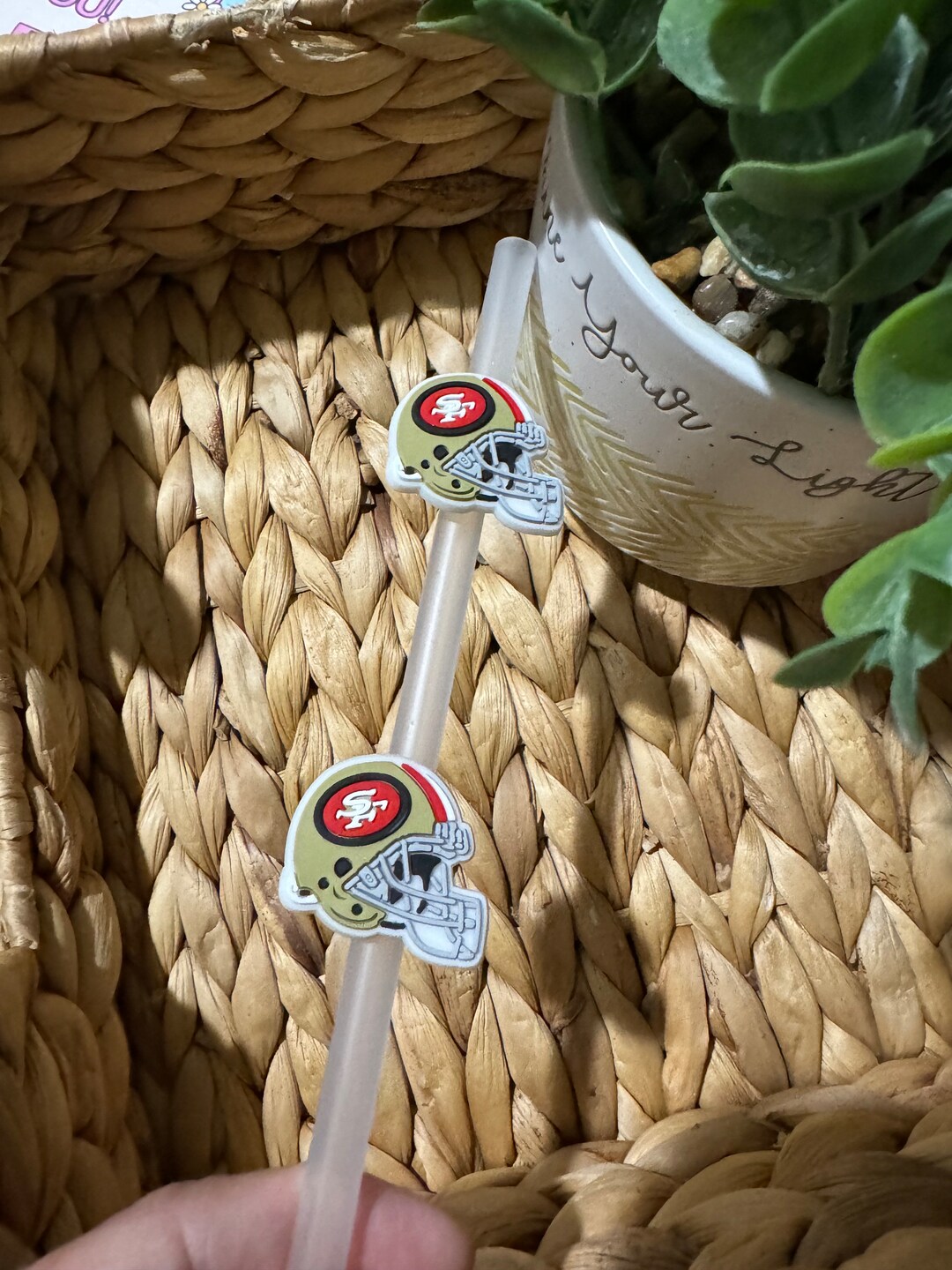 Sports Straw Topper , Straw Topper , Straw Charm, Sports - Etsy