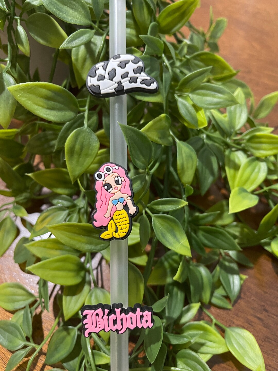 Bitchota, Karol G Straw Topper, Cowgirl Hat Straw Charm - Etsy