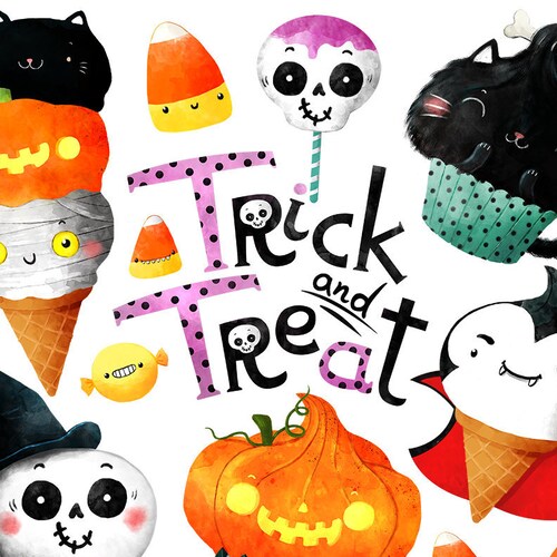 Halloween Clip Art Clipart for Personal and Commercial Use - Etsy