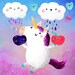 Unicorn Clipart | Galaxy Clipart | Commercial Use | Instant Download ...