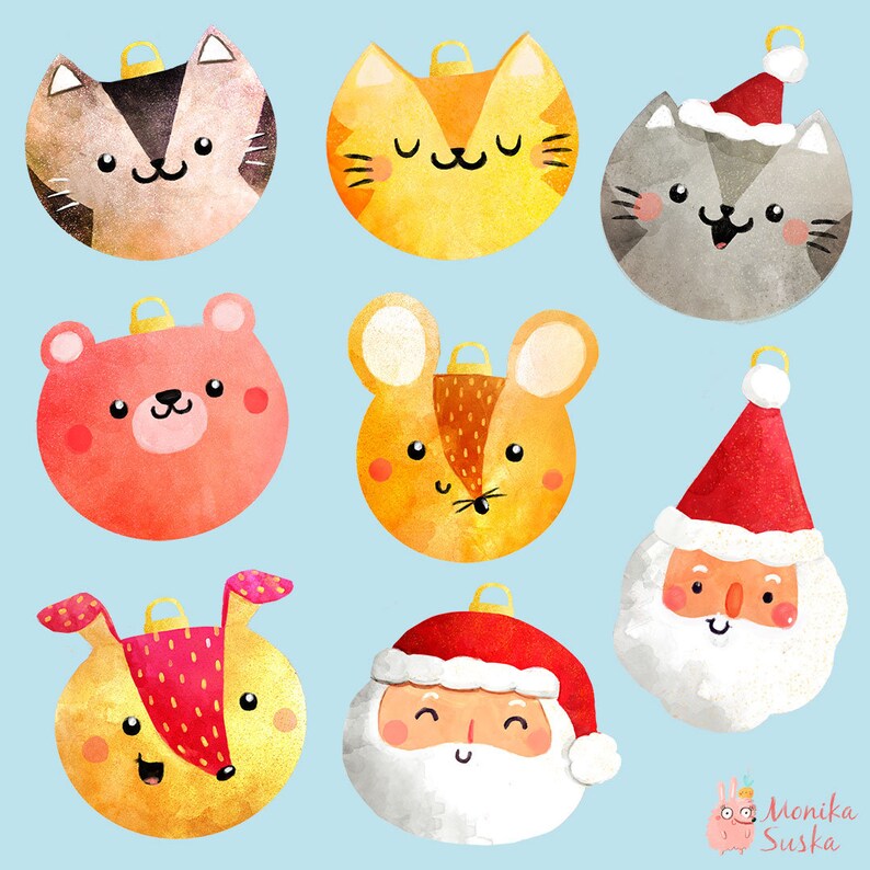 Christmas Clipart, Christmas Clipart Commercial Use, Christmas Ornament ...