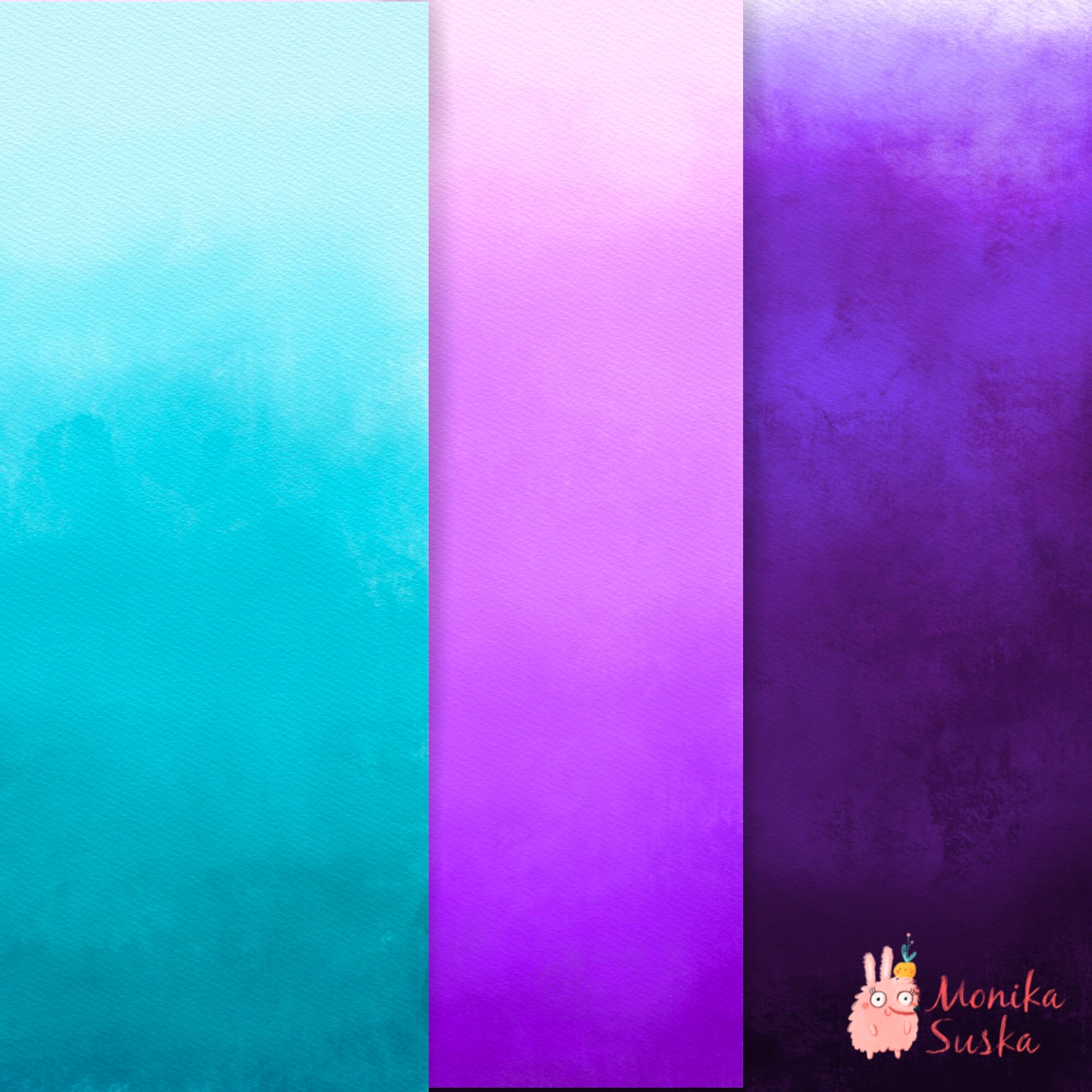 Ombre Watercolour Digital Paper, Ombre Clip Art, Watercolor Digital ...