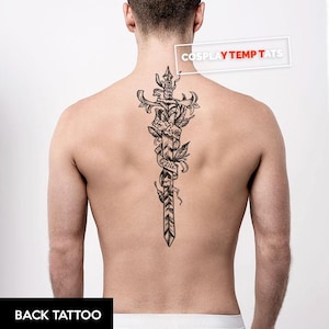 Jake Paul Inspired Temporary Tattoo Set Temp Tat Large Big Halloween ...