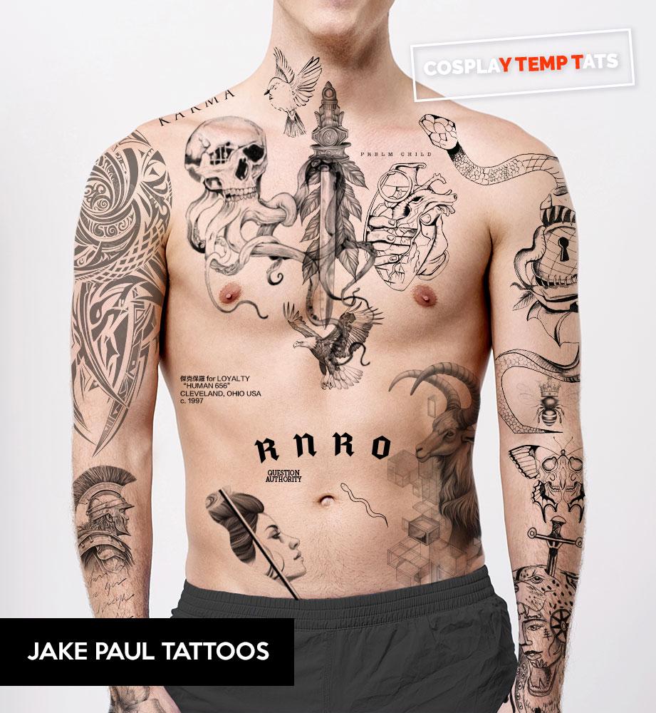 Jake Custom Tattoos Jake Webber's Star Hip Tattoos" Poster For Sale By