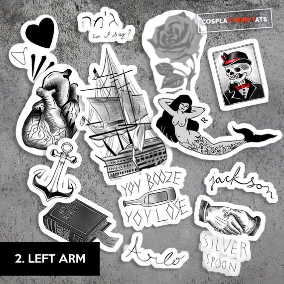 Harry Styles Chest Tattoos Drawing