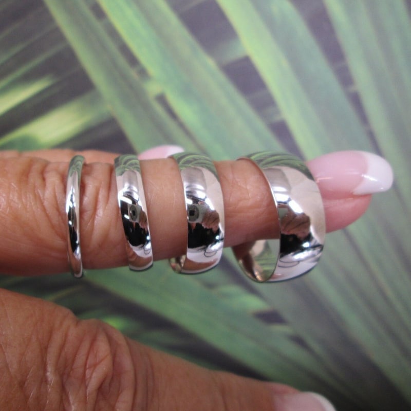 Sterling Silver Band - Etsy