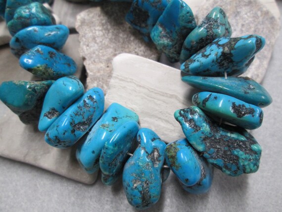 MORENCI Turquoise Necklace>Old Native Turquoise Neckl… - Gem
