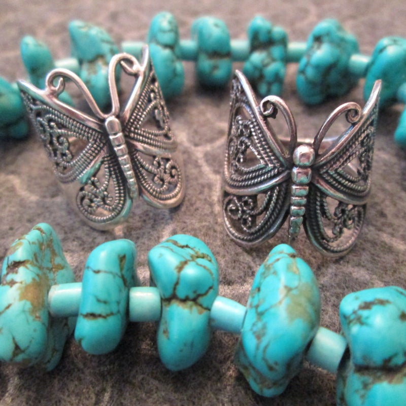 Butterfly Ring - Etsy