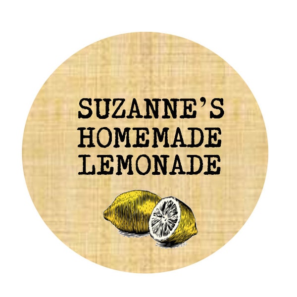 Lemonade Labels - Etsy