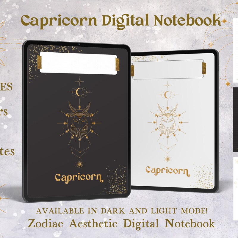 Custom Notebook Capricorn - Etsy
