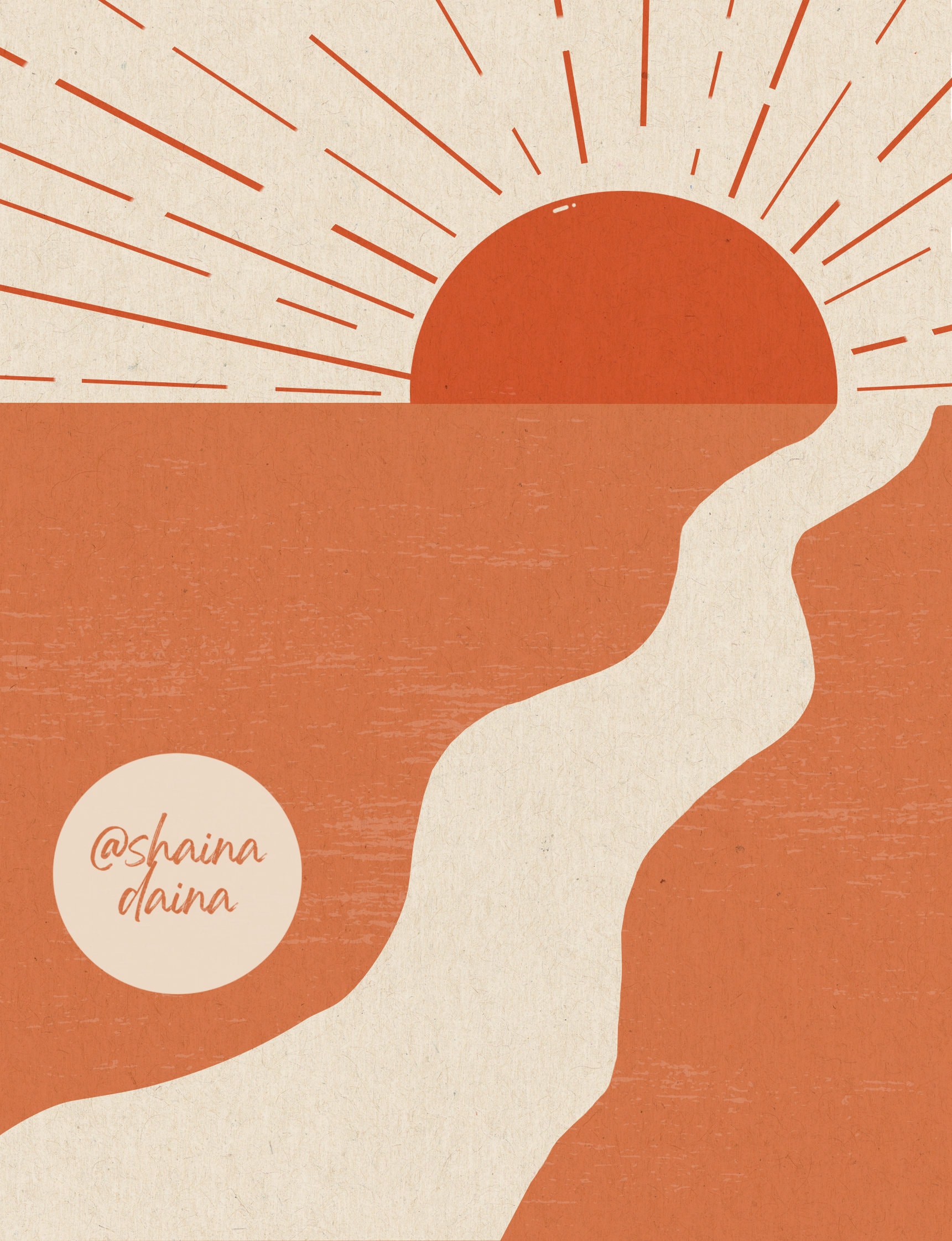 Abstract Sunrise Print Sun Streak Print Abstract Digital - Etsy