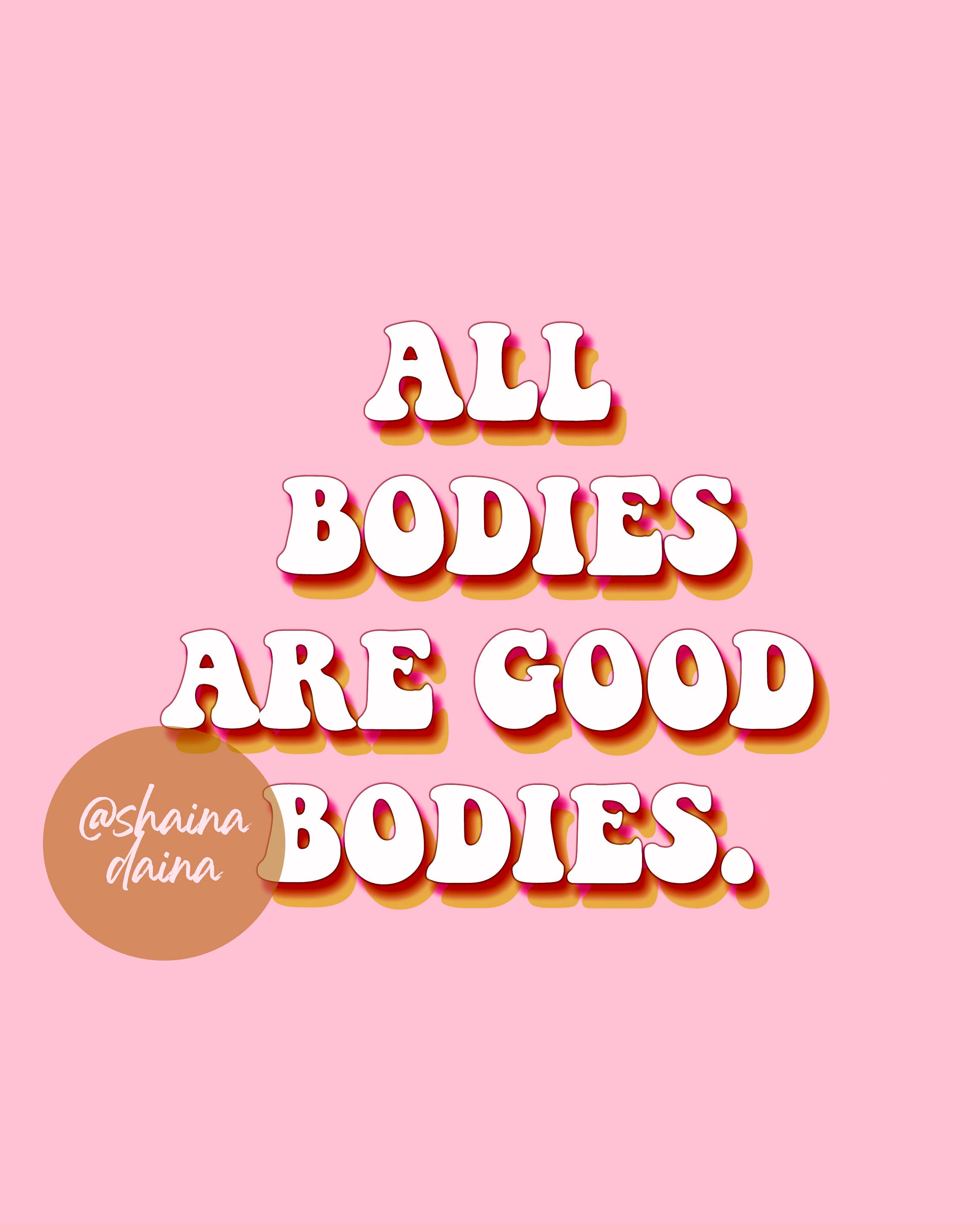 Body Positive Art Inspirational Wall Art Printable Art Self - Etsy