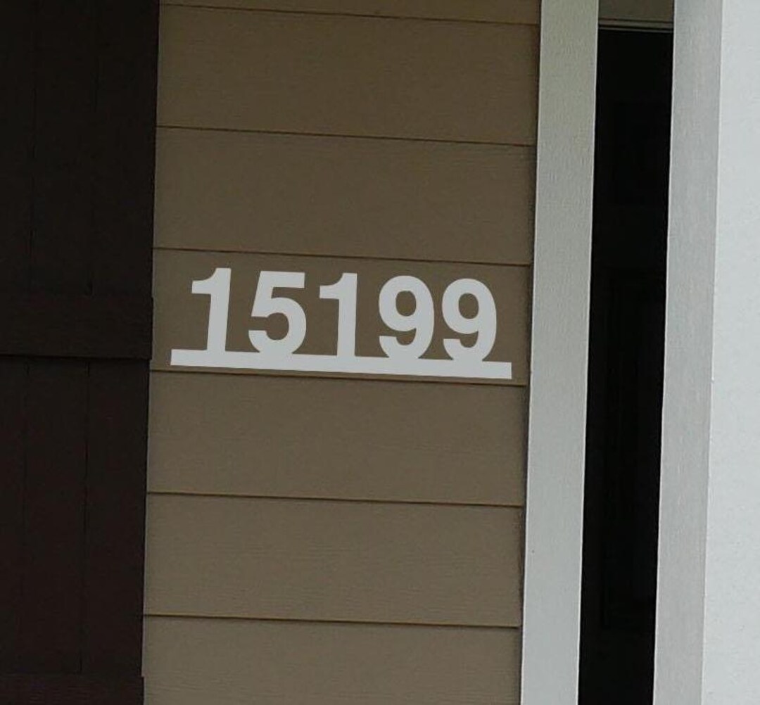 Apartment Numbers, Home Address Sign, Moder House Numbers - Etsy