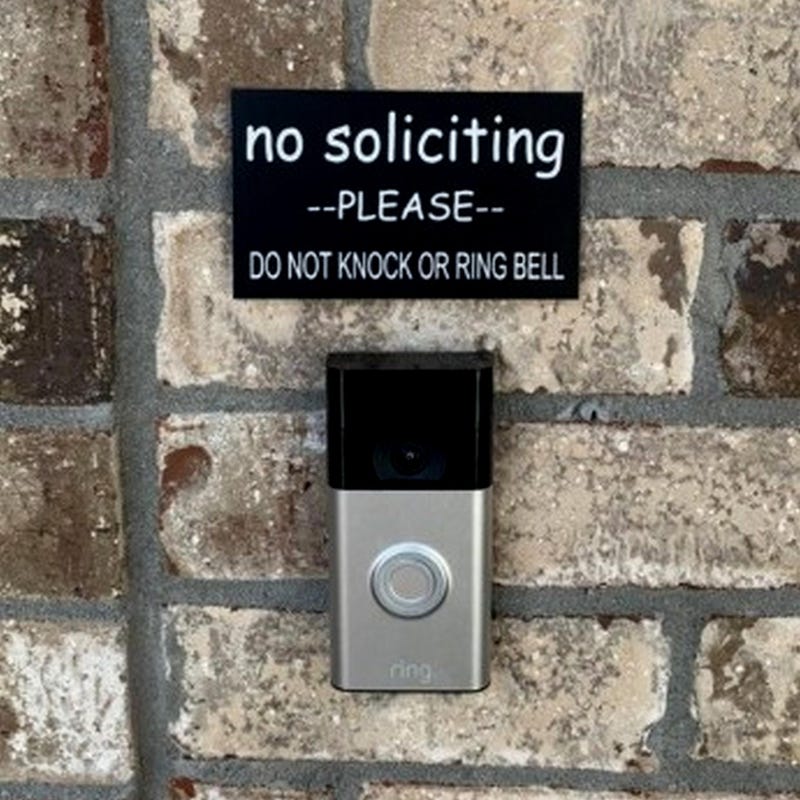 Do Not Ring Doorbell - Etsy