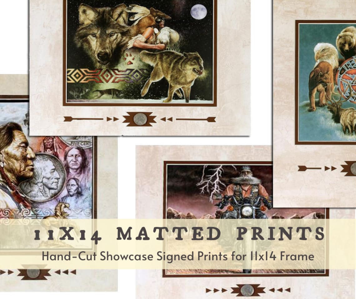 Native Mount Rushmore American// "original Founding Fathers" Art Print ...