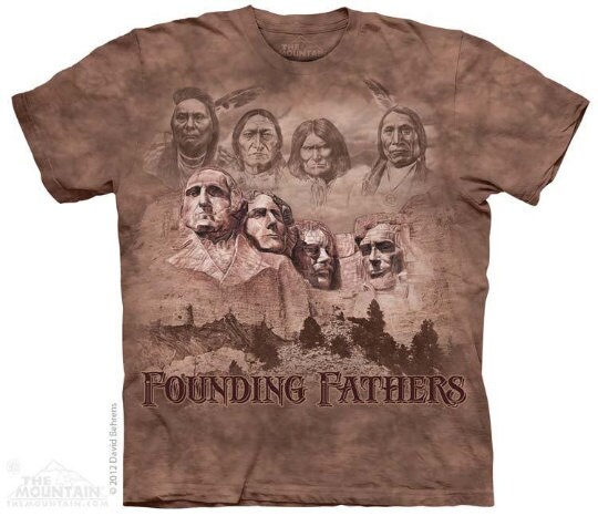 Native American Mount Rushmore "founding Fathers" Art Print David ...