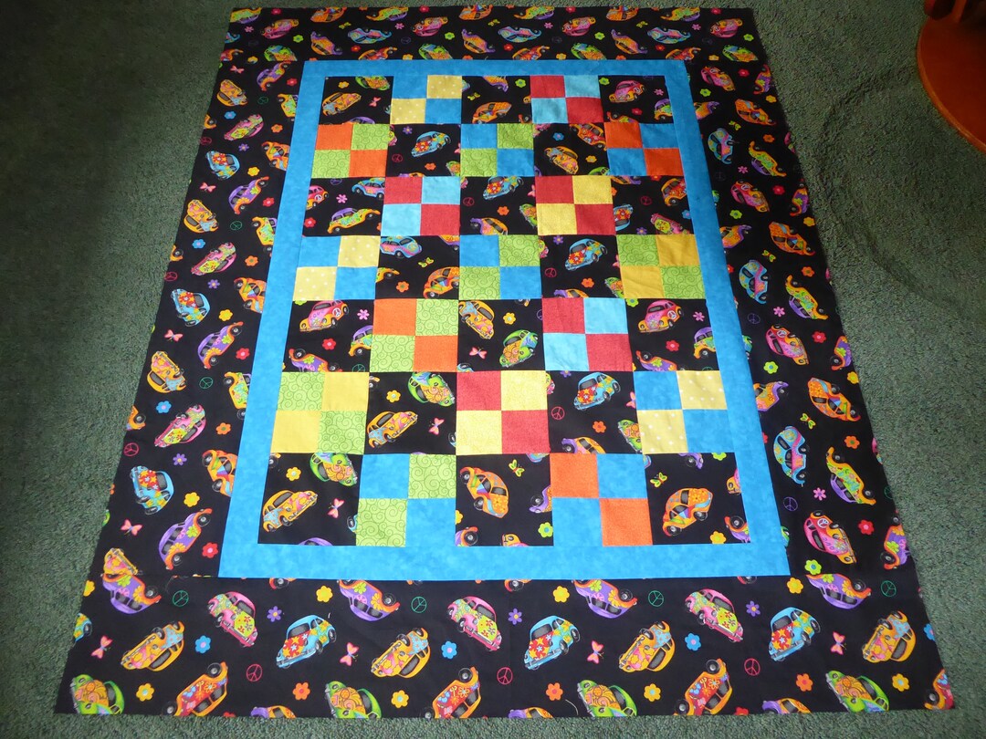 Vintage VOLKSWAGEN Bug or DUMBO Elephant Panel Quilt or - Etsy