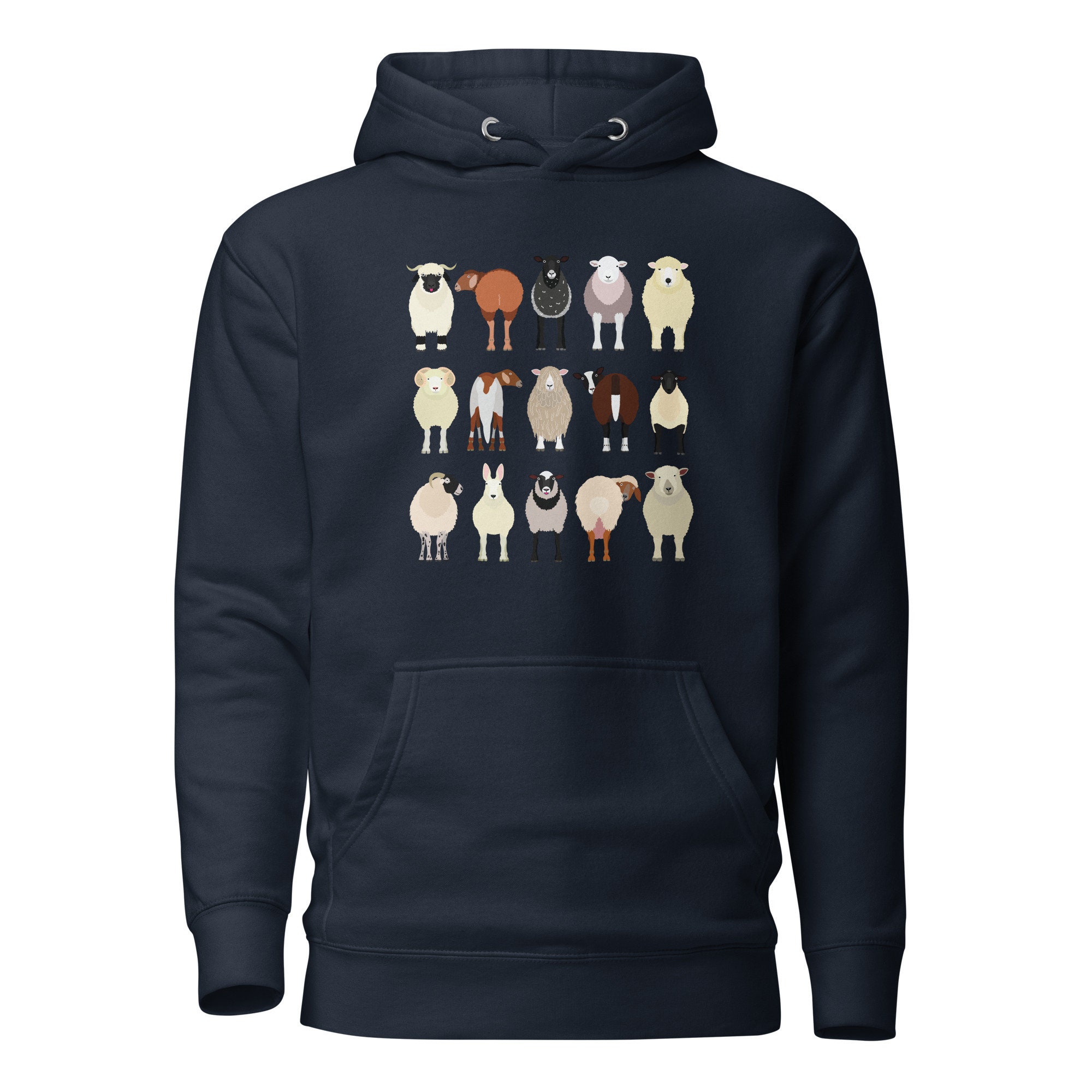 Sheep Unisex Hoodie Sheep Lovers Hoodie Sheep Print Hoodie - Etsy