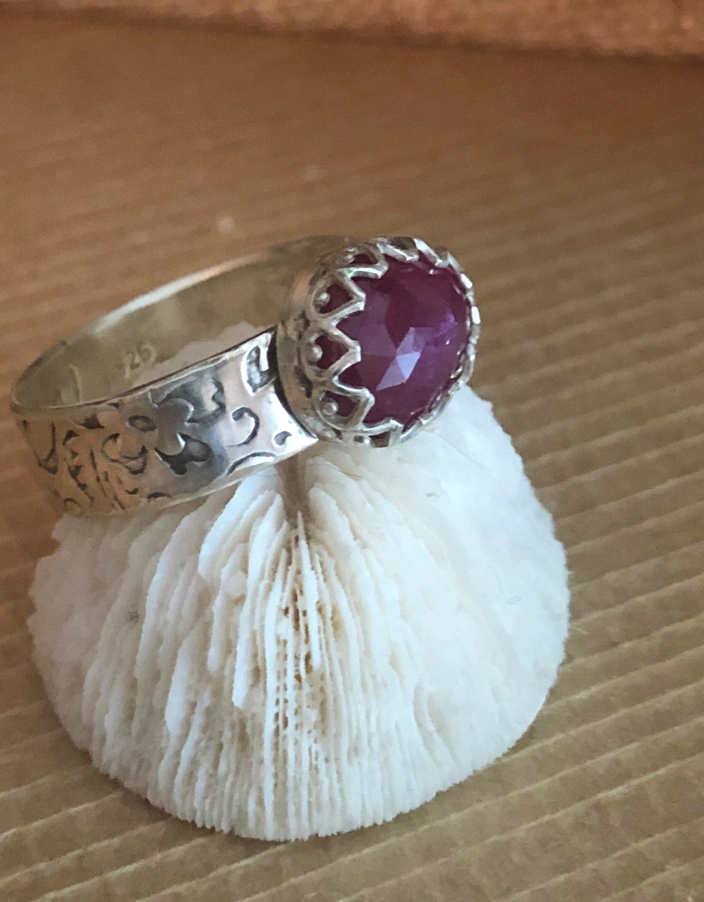 Ruby Dark Rose Mozambique Ruby Gemstone Sterling Silver - Etsy