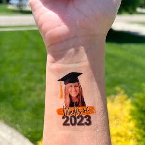 GRADUATION PARTY Temporary Tattoos / Graduation Party Favors / - Etsy