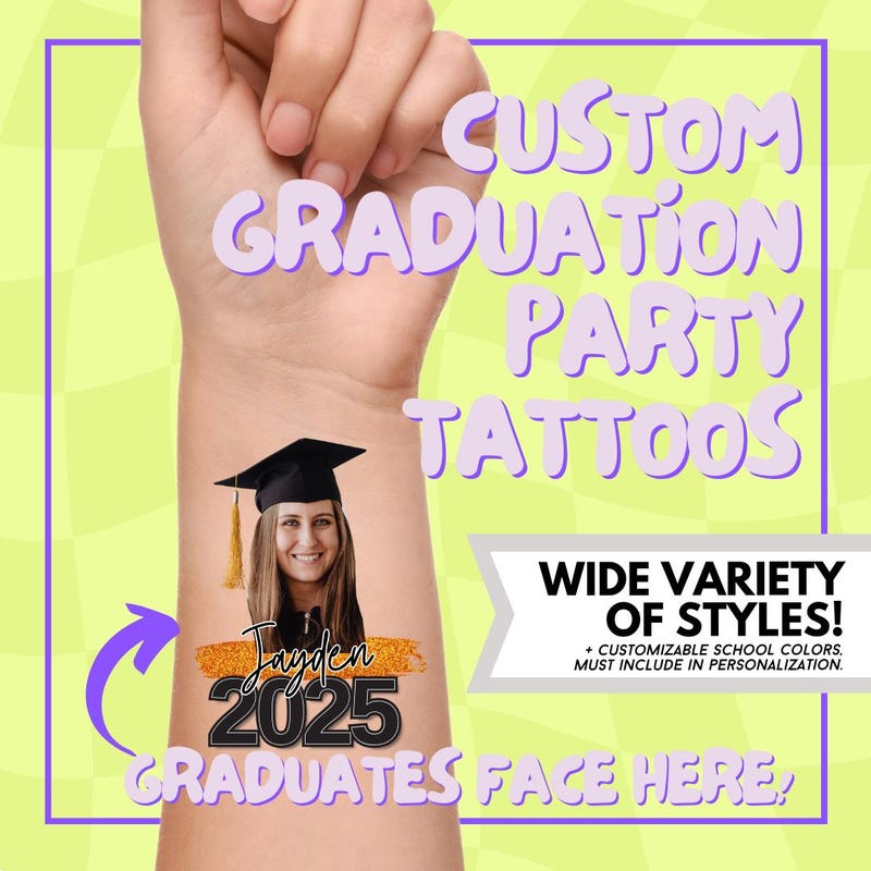 Graduation Tattoos - Etsy