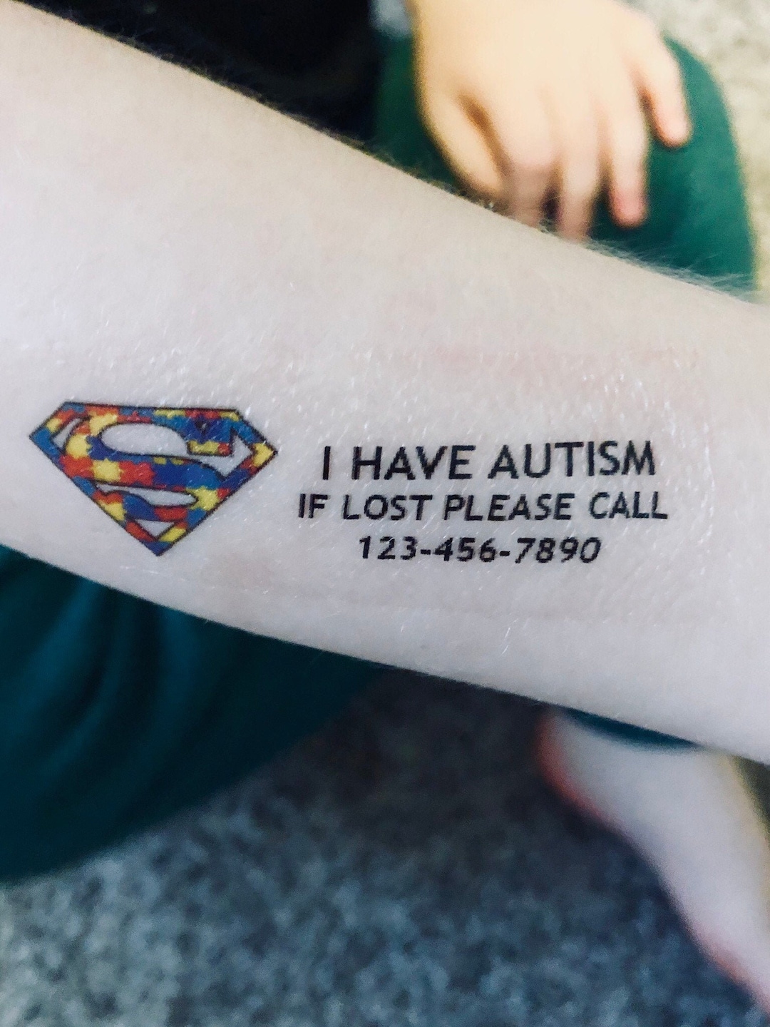 Autism Awareness Temporary Tattoo / Non-verbal / Autistic / Limited ...