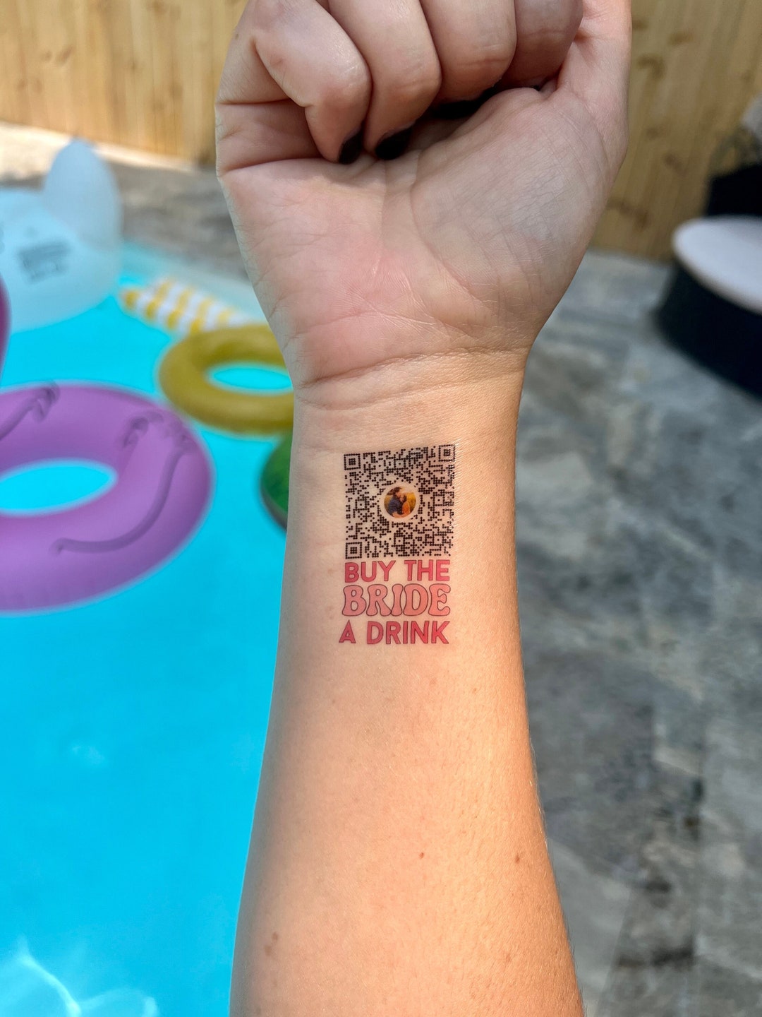Venmo QR Code / Bachelorette Temporary Tattoos / Bach Party Gifts ...