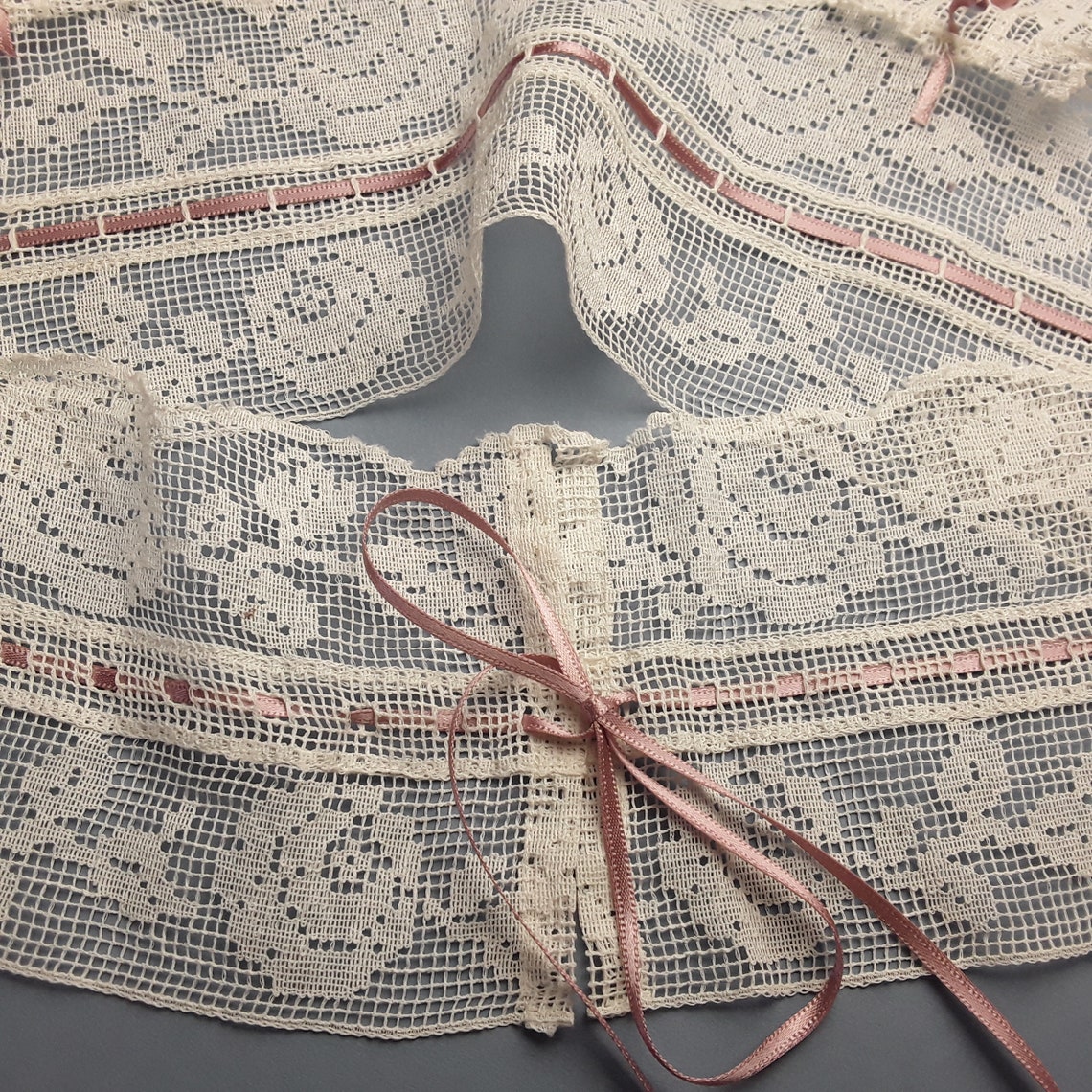 Antique Filet Lace Camisole Yoke / Lingerie Lace / Unused - Etsy