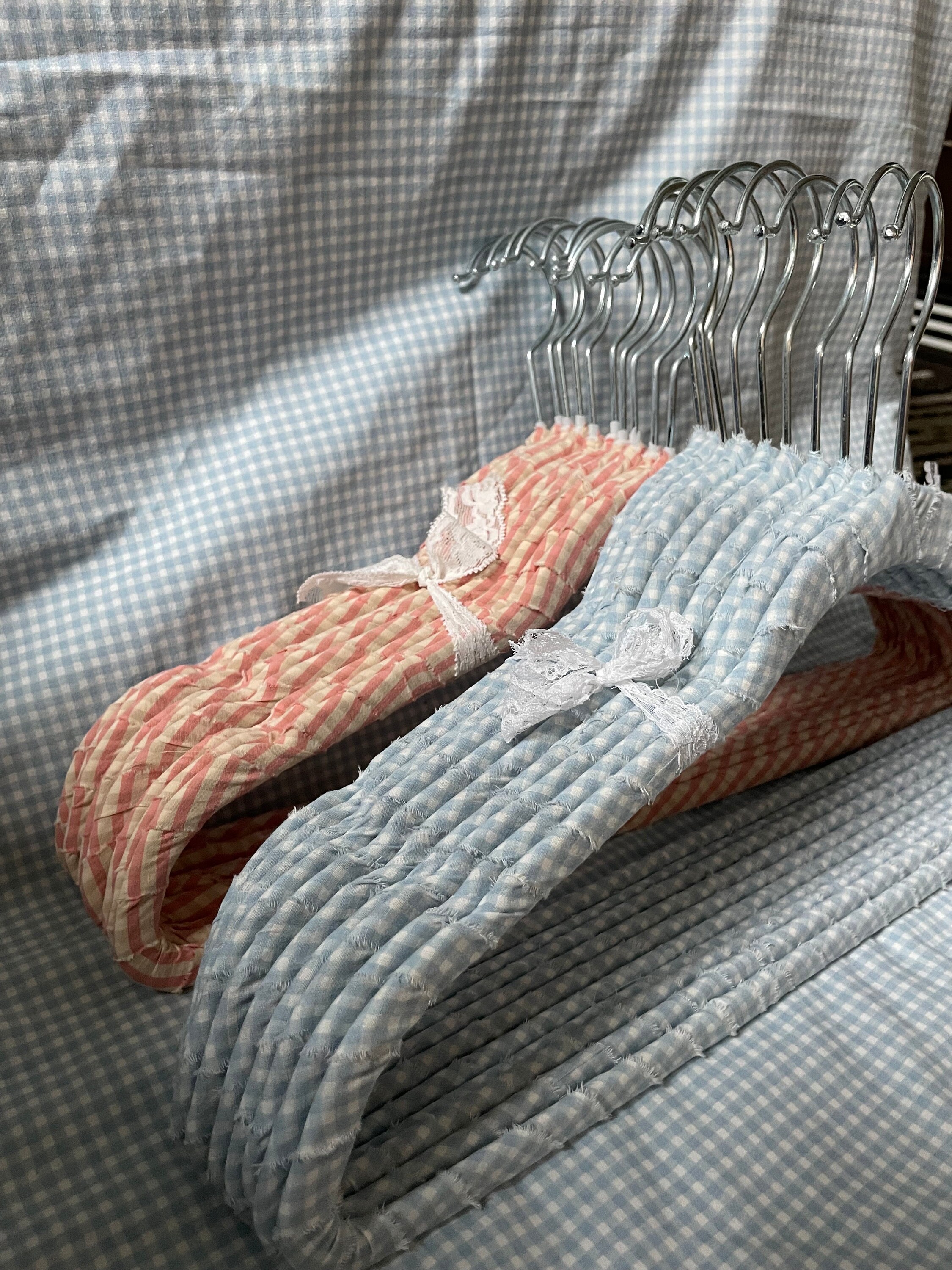 Handmade Luxury Fabric Hangers, Bohemian Second Hand Fabric Hand ...