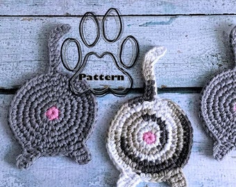 Crochet Pattern Goat Butt Coaster DIGITAL DOWNLOAD - Etsy