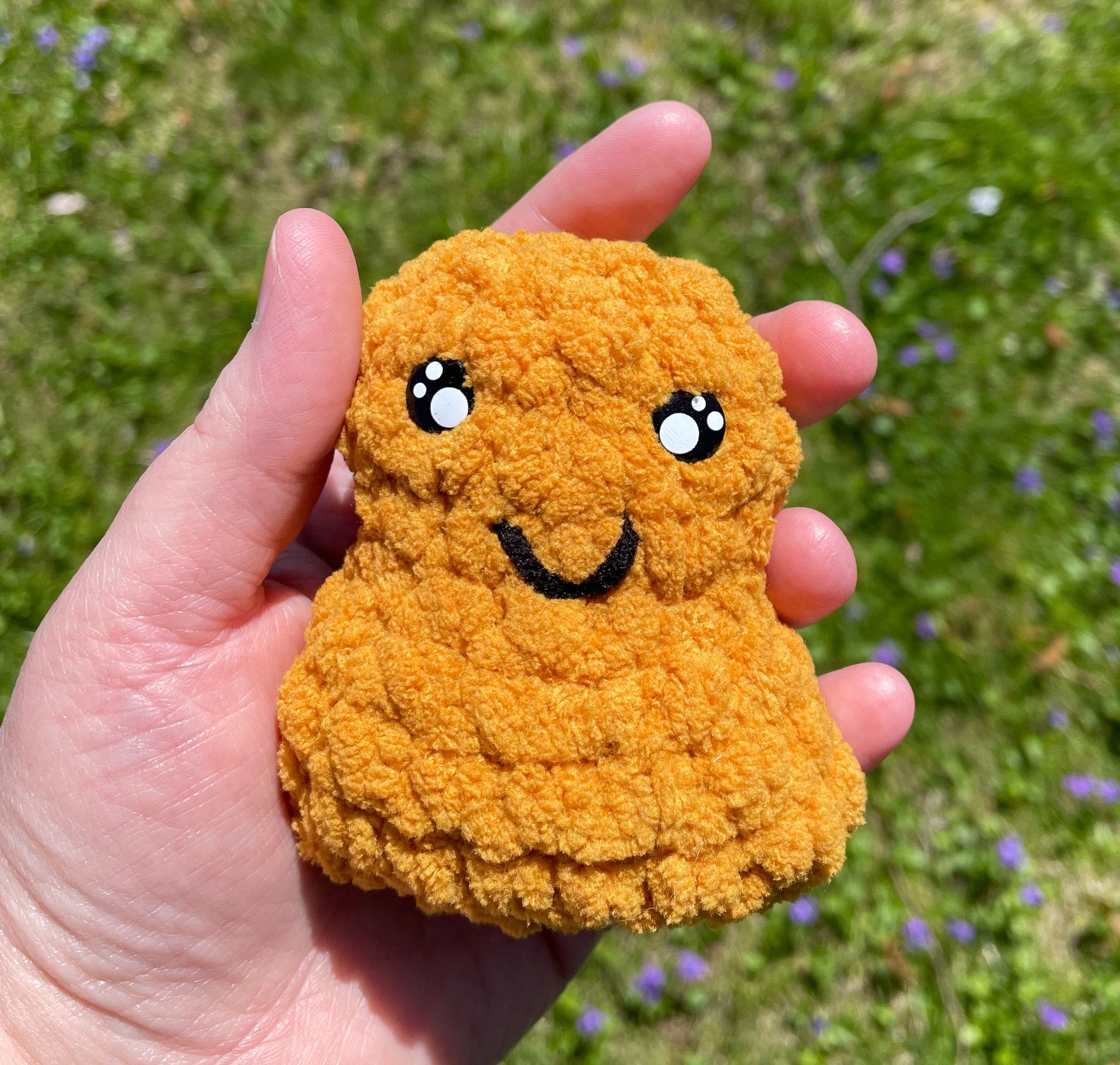 Pocket Nugget // Dinky the Pocket Nugget // Chicken Nugget // - Etsy