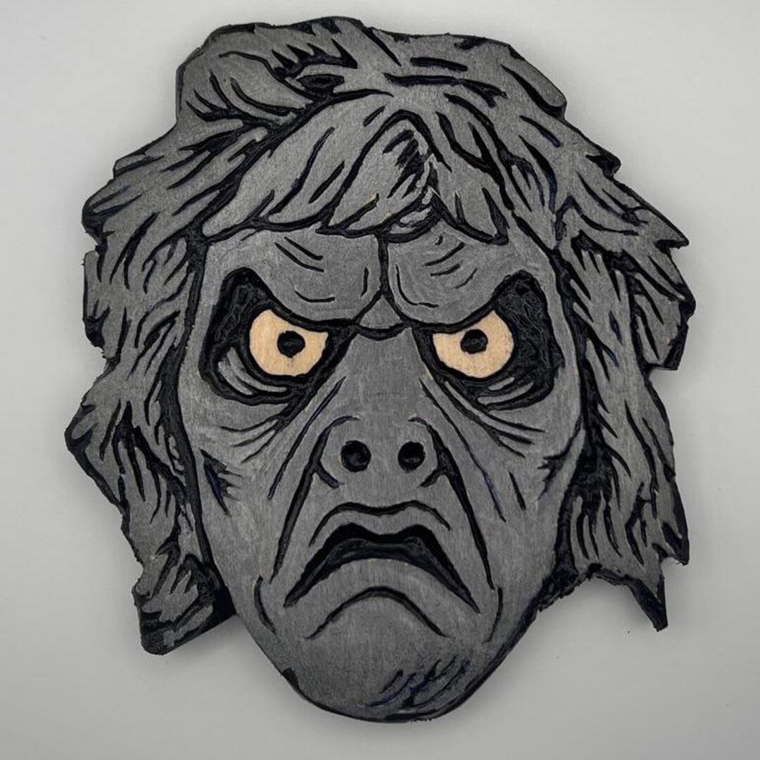 Nightmare at 20,000 Feet Gremlin Wall Art | Twilight Zone Wood Carving ...