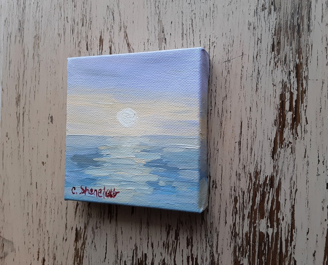 Landscape Painting Cute Small Painting Free Shipping Under 50 Dollars ...