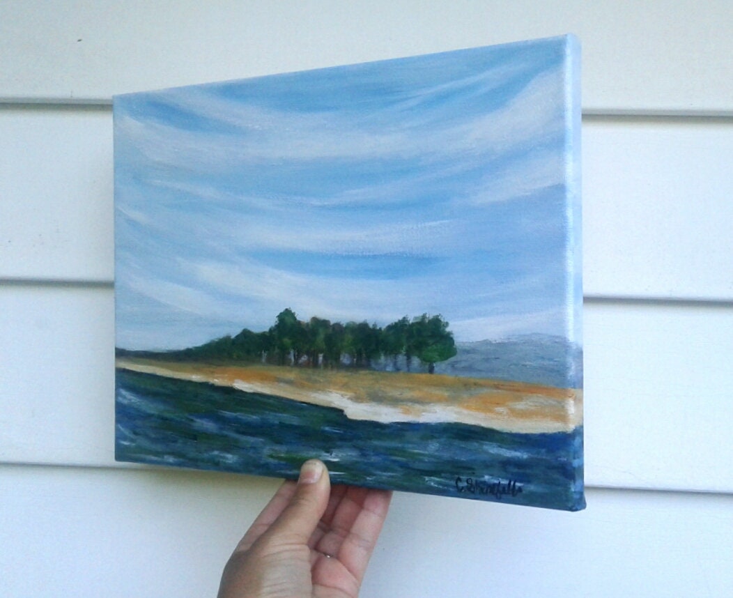 Beach Painting Acrylic Painting Landscape Painting Seascape Painting ...