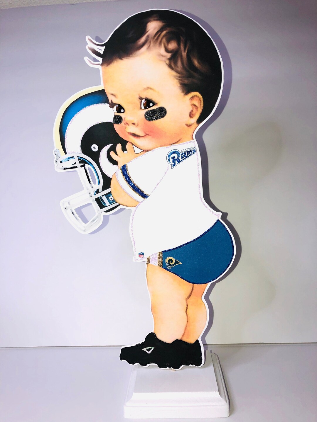 Rams Baby Football Player Steelers Centerpiece Baby Shower - Etsy España