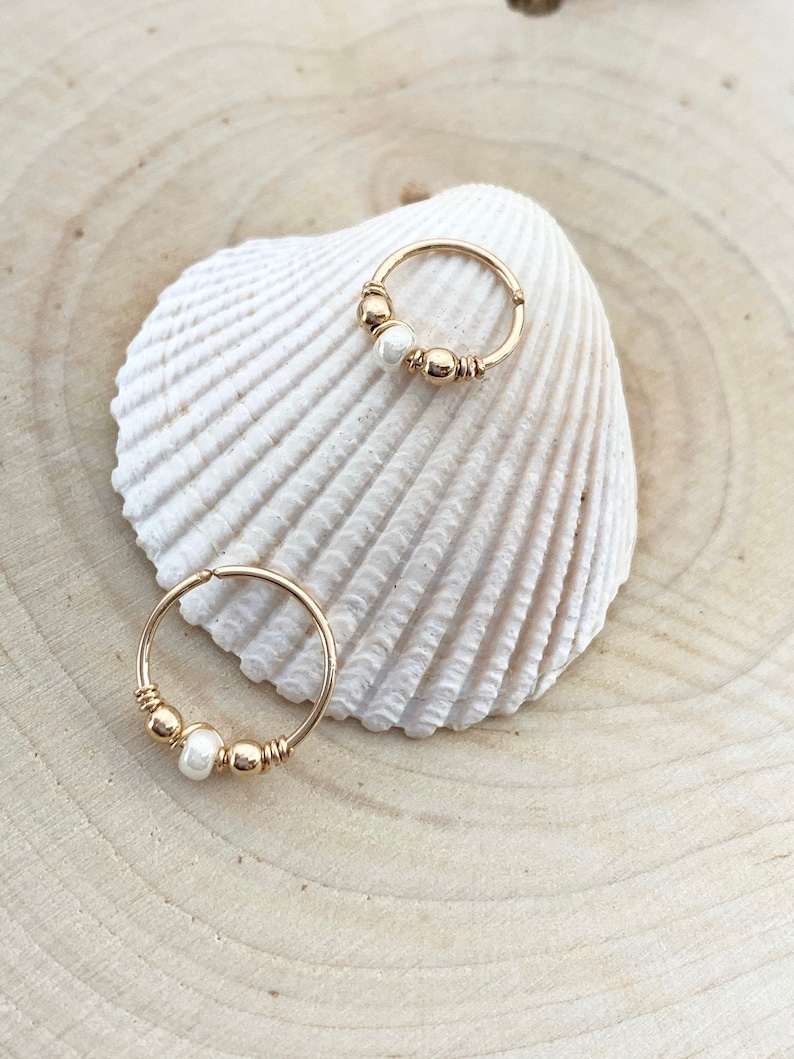 Helix Lobe & Conch Hoop 14k Gold Filled Wire Wrapped - Etsy