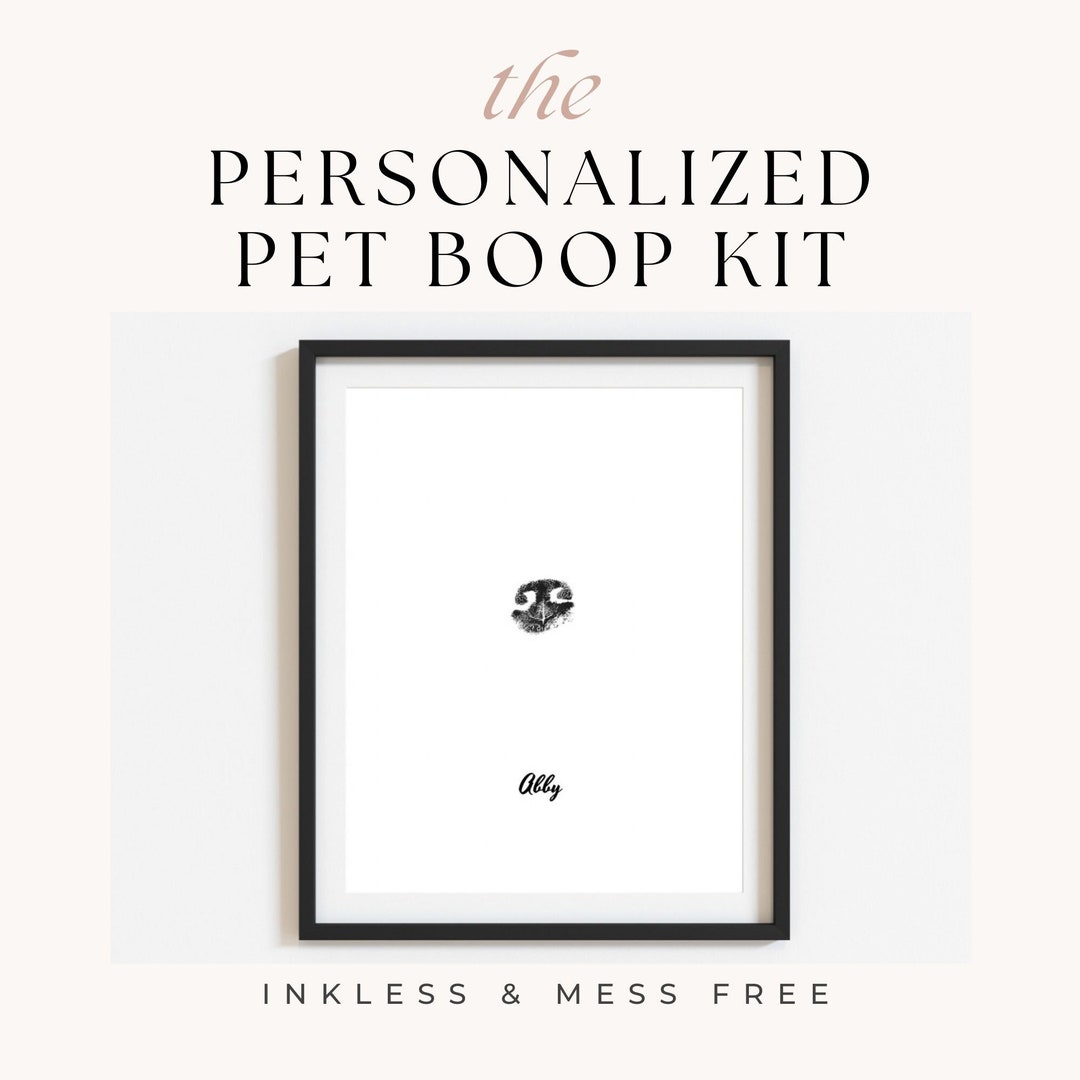 New Pet Owner Inkless Paw Print/boop Gift for Puppy, Kitten Cat or Dog ...