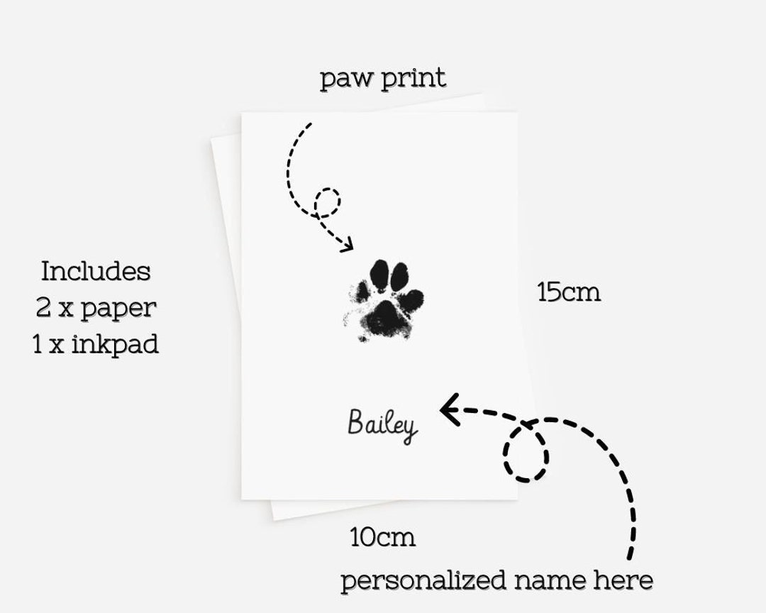 New Pet Owner Inkless Paw / Boop Gift for Puppy, Kitten, Cat or Dog ...