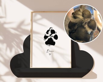 Inkless Pet Paw Print Kit Get High-quality Paw Prints With Zero Ink Non ...