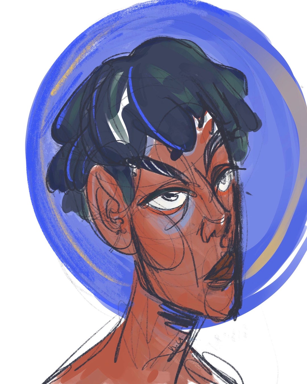 8x10 Blue Boy Print ! - Etsy