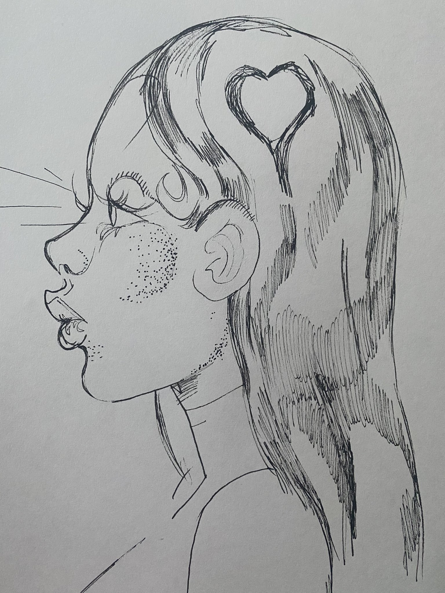 8x10 Side Profile Print - Etsy